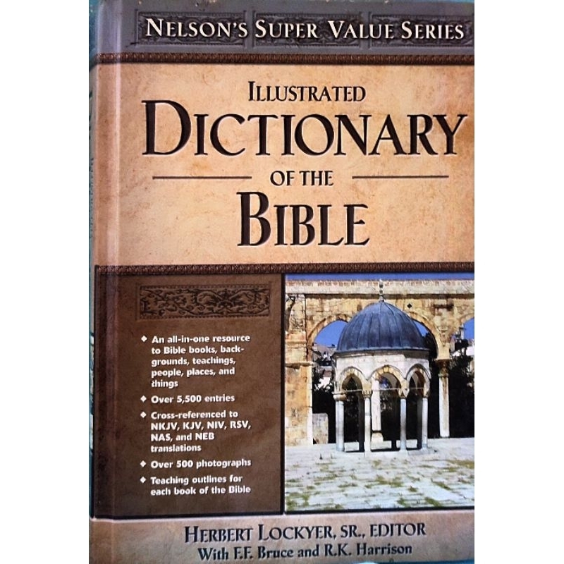ILLUSTRATED DICTIONARY OF THE BIBLE BY HERBERT LOCKYER SR. HARDCOVER ...