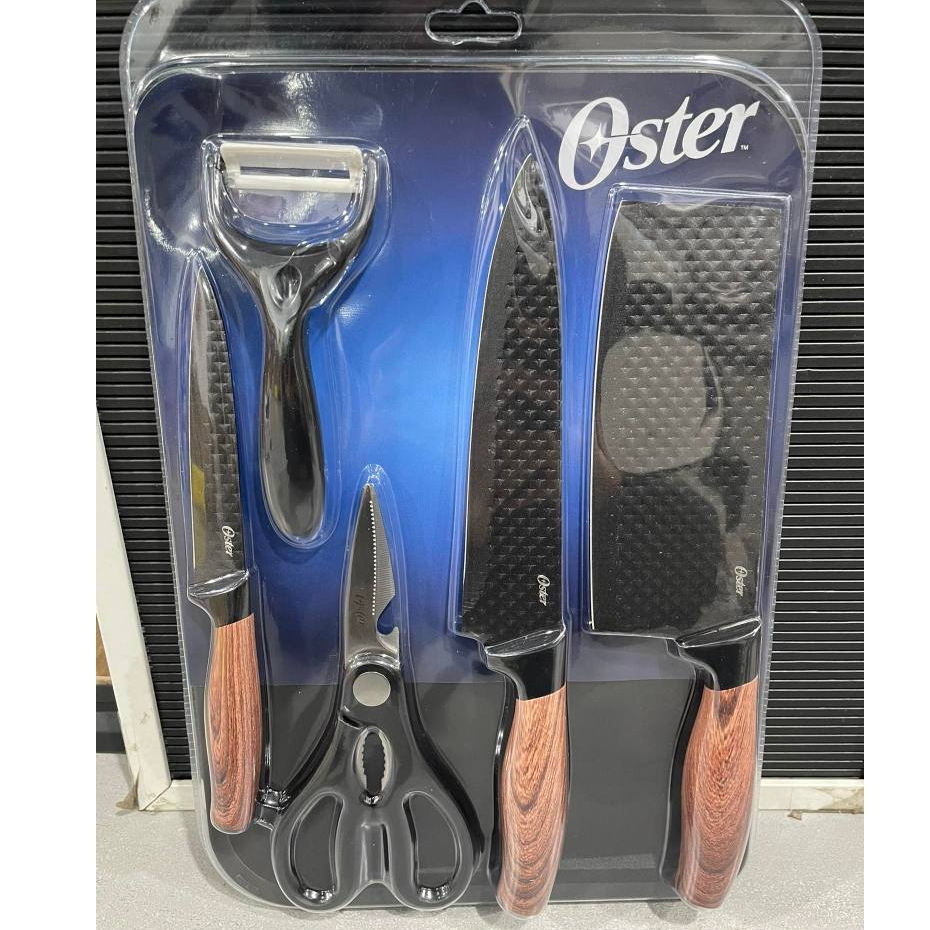 Oster 6 Piece Black Stainless Steel Cutlery Set | Shopee Philippines