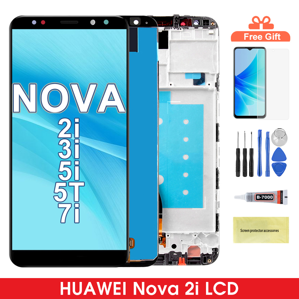 For Huawei Nova 2i Nova 3i Nova 5i 5T / Nova 7i OLED LCD Touch Screen Display Replacement ...
