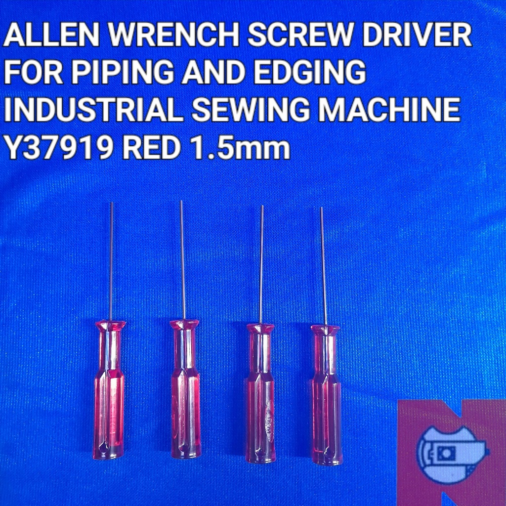 ALLEN WRENCH SCREW DRIVER FOR PIPING AND EDGING IND`L. SEWING MACHINE ...