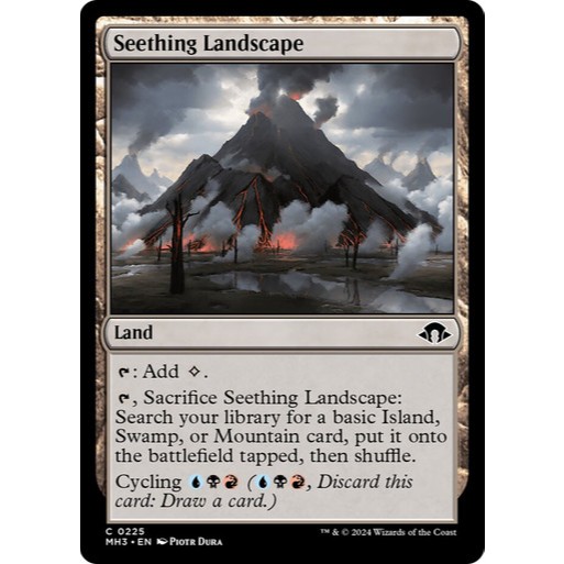 Seething Landscape Common Modern Horizon 3 MH3 Magic the Gathering TCG ...