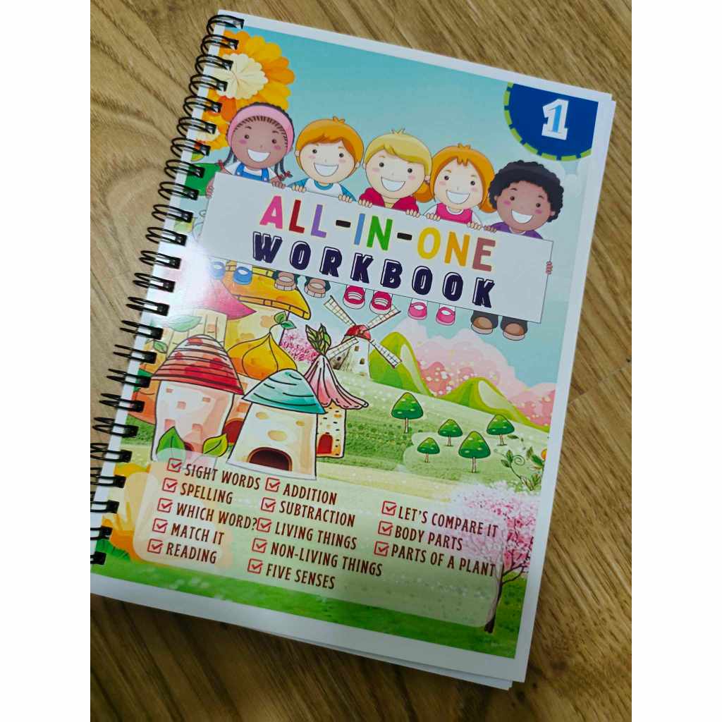 All-in-One Workbook for Kinder, Grade 1 and up | Shopee Philippines