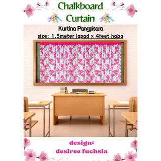 Kurtina sa Pisara | Chalkboard Curtain Classroom Decoration | Shopee ...