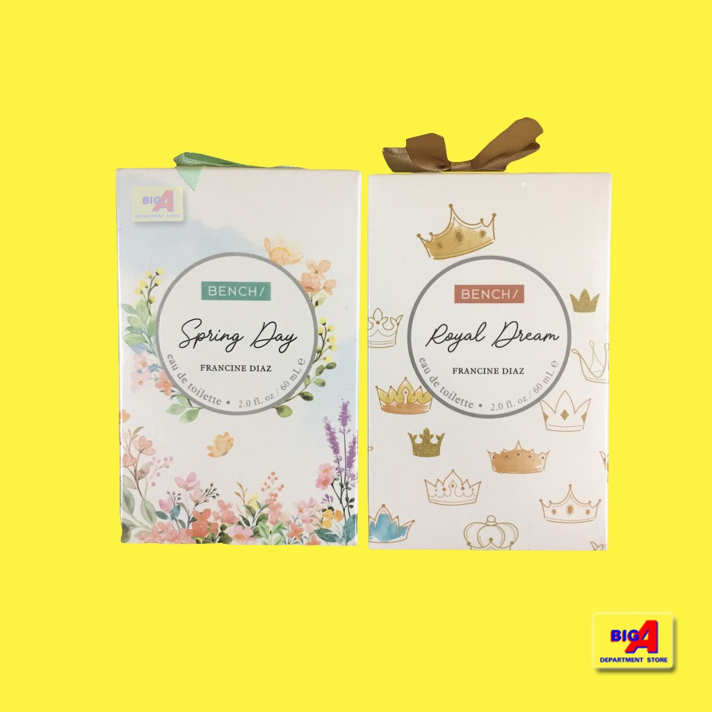 Bench/ Francine Diaz Perfume ( Royal Dream, Spring Day) 60ml | Shopee ...