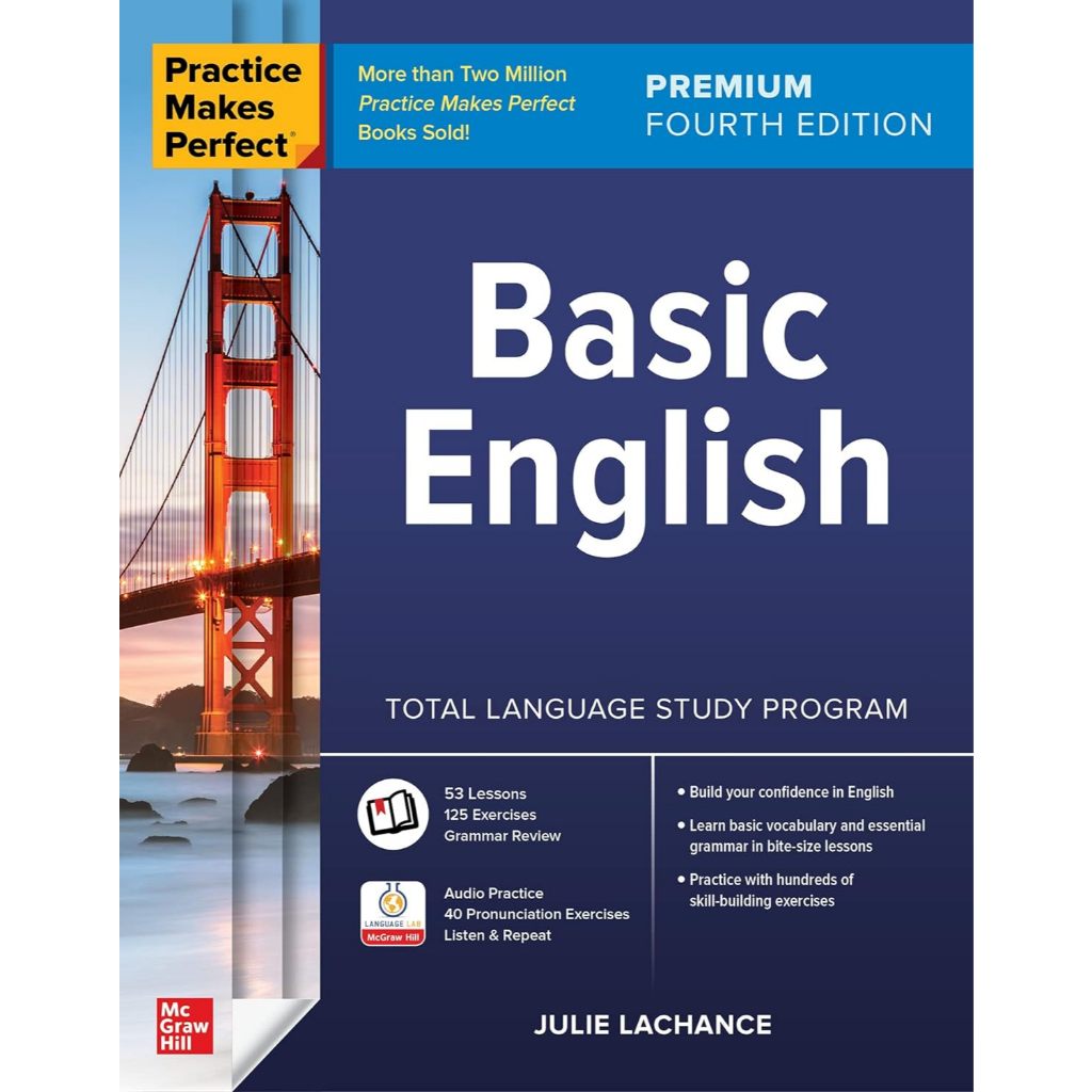 Practice Makes Perfect: Basic English, Premium 4th Edition | Shopee ...