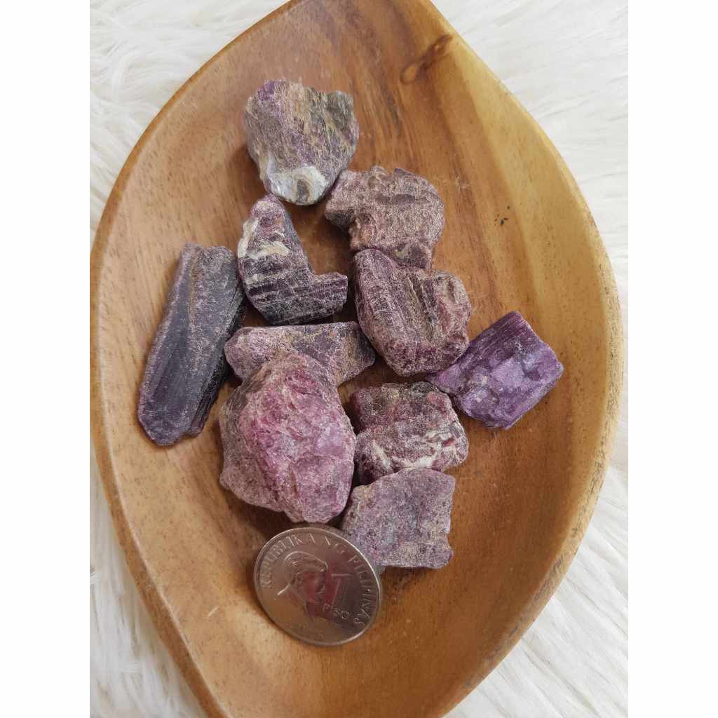 Rubellite Raw Crystal - Rubellite Healing Crystal - rough Red ...