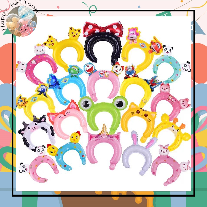 Balloon Headband For Birthday Headband Adult Birthday Headband ...