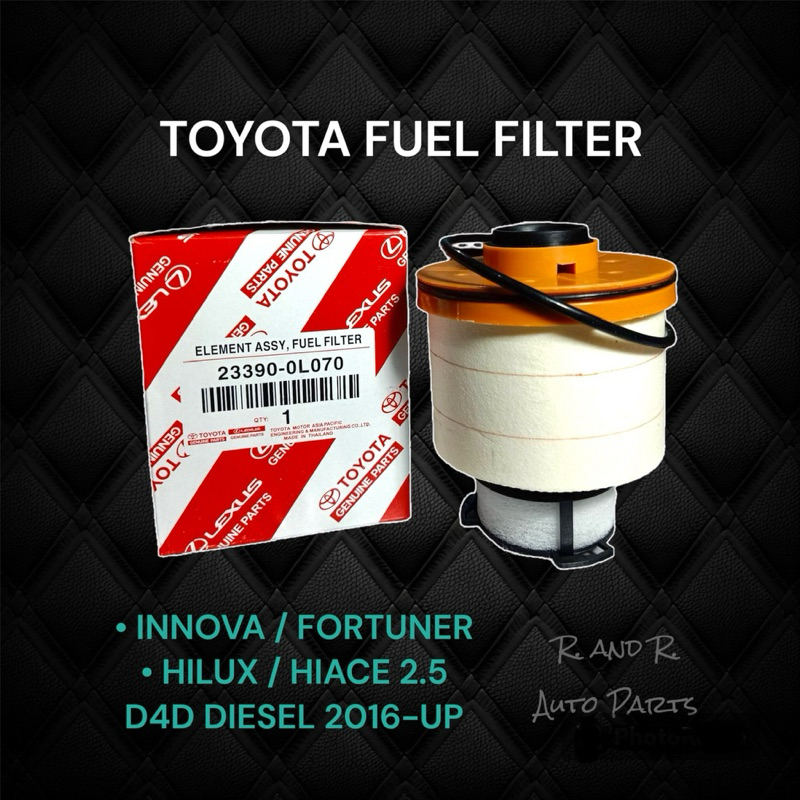 FUEL FILTER FOR NEW TOYOTA INNOVA / FORTUNER / HILUX 2016-UP / HIACE 2. ...
