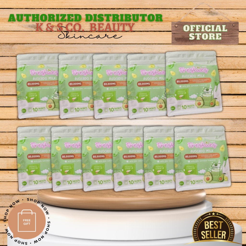 Freshies Avocado Drink by Juju Glow 10 Packs | Shopee Philippines