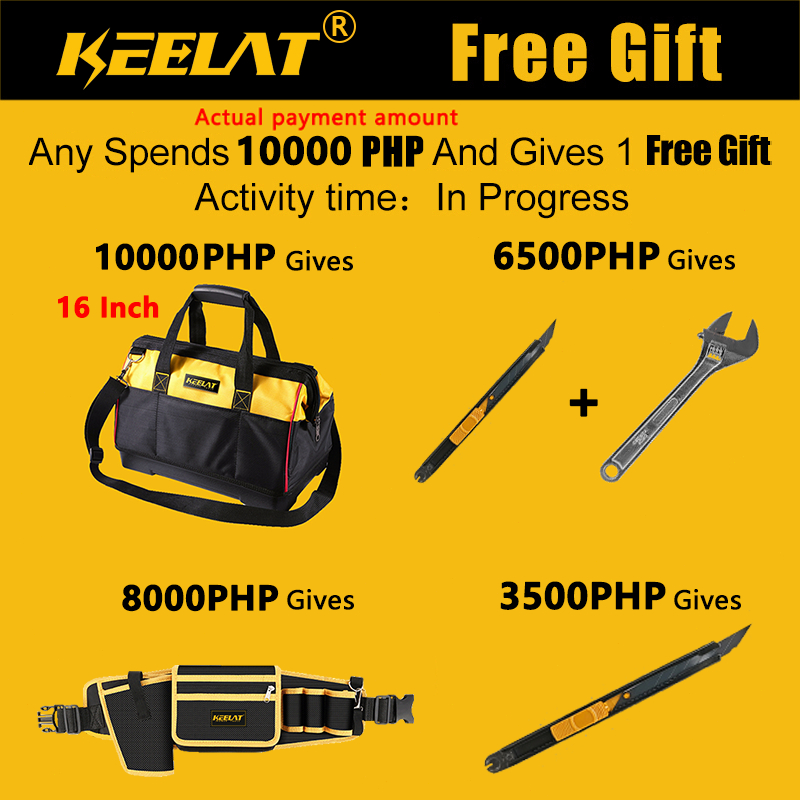 KEELAT KEC009 12'' Cordless Brushless Chainsaw Battery Electric Chain Saw Pruning Saw Cutter ...