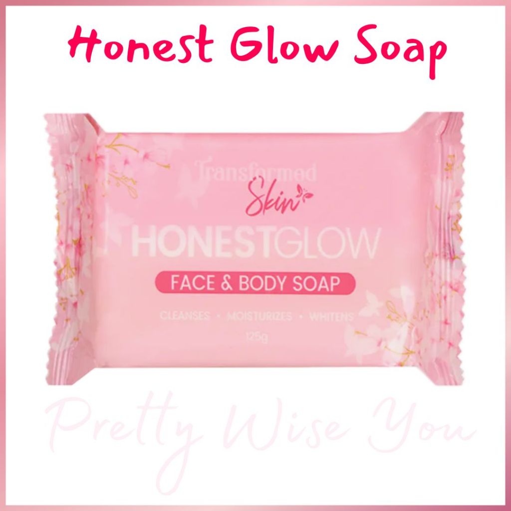 Honest Glow Pink Glass Skin Soap 125grams Transformed Skin Face and ...