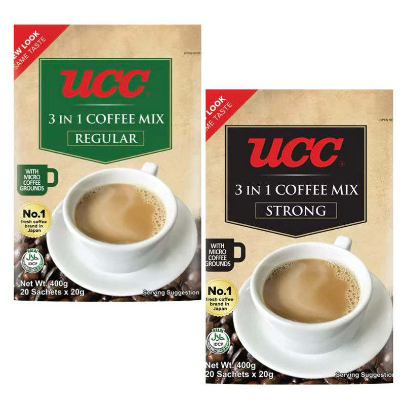 UCC 3 IN 1 Regular coffee mix 20 x 20g | Shopee Philippines