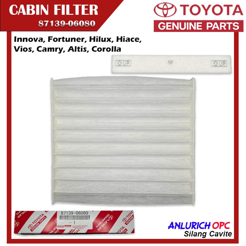 TOYOTA GENUINE PARTS AIRCON/CABIN FILTER For Toyota Innova/Fortuner ...