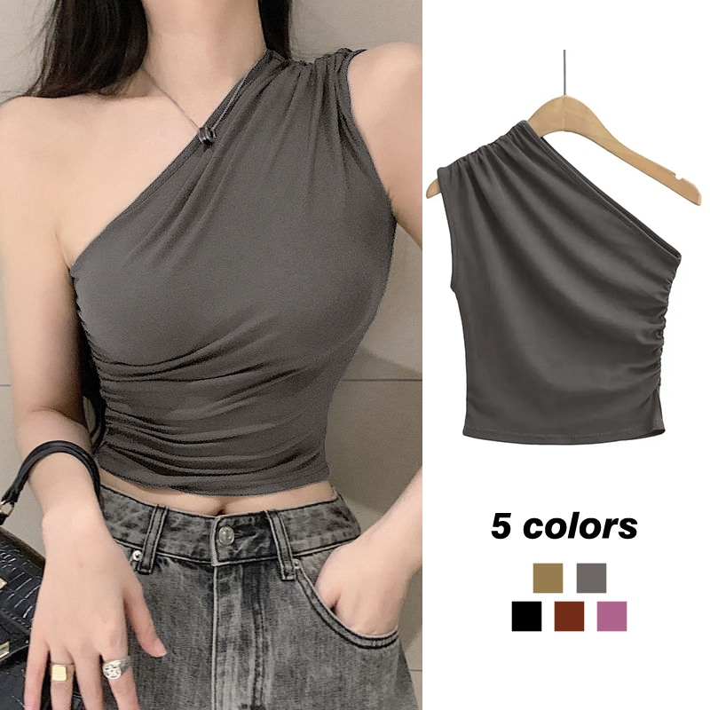 Off Shoulder Full Length Basic Solid Top | Shopee Philippines