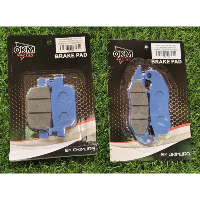 OKM BRAKE PAD (FRONT & REAR) FOR PCX 160 ABS/PCX 150/ADV 160 | Shopee ...