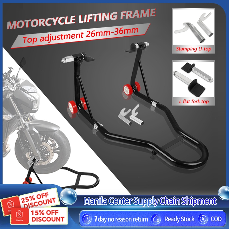 Motorcycle Racing Paddock Stand 2 In 1 Heavy Duty Big Bike Paddock ...