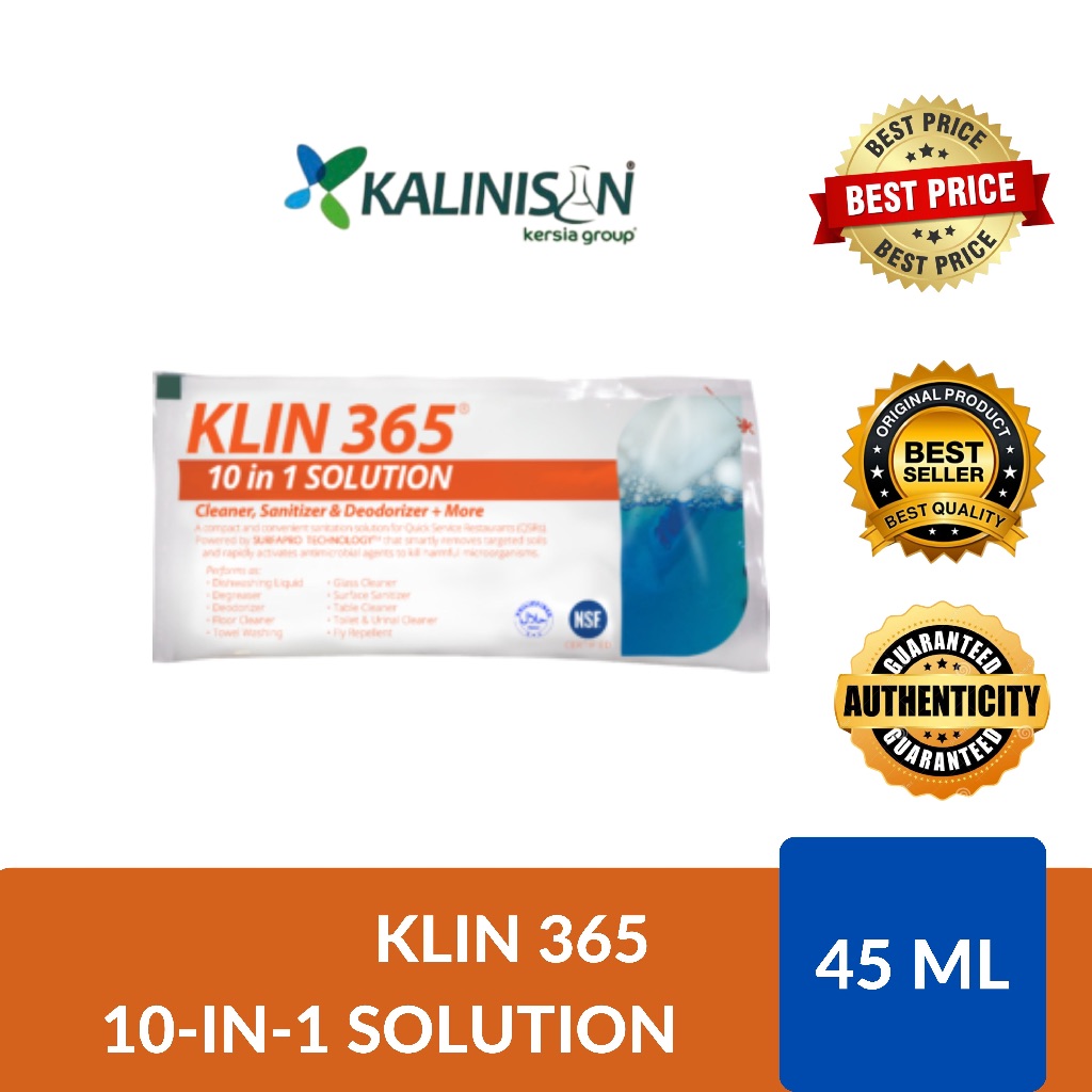 SOLD PER SACHET BEST PRICE 100% Original Kalinisan 45ml Klin 365 10 in ...