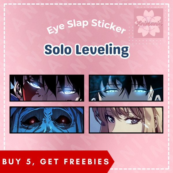 Anime Eye Slap / Solo Leveling / Waterproof Vinyl Magnetic Bumper ...