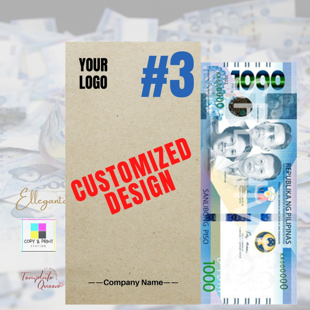 Customized Payroll Envelope 25 pcs | Pay Envelope | Shopee Philippines