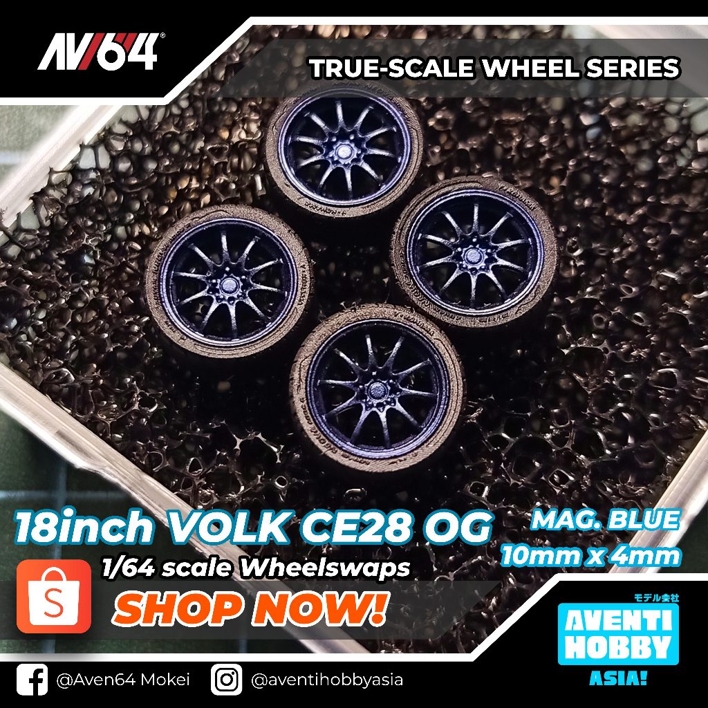 1/64 Wheelswap CE28 OG MAG BLUE ( 10mm x 4mm ) | Shopee Philippines