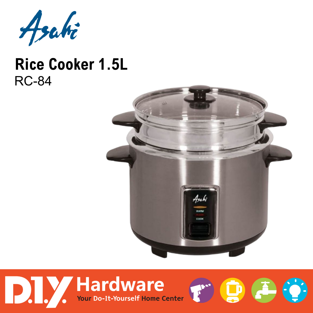 Asahi Rice Cooker 1.5L Rc-84 Diy Hardware | Shopee Philippines