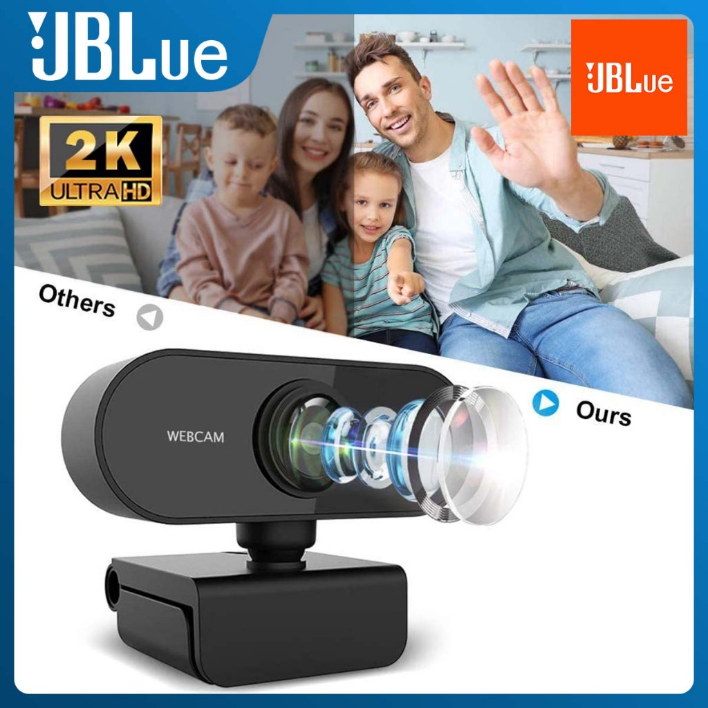 2K HD Webcam 1080P Full HD Video Calling USB Web Camera With Noise ...