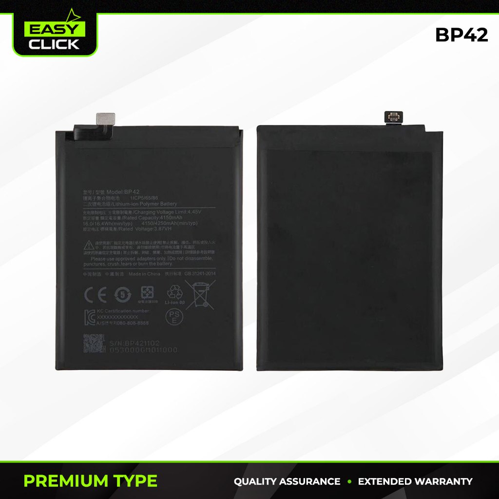Xiaomi Mi 11 Lite 2021 Cellphone Battery BP42 3.87V 4250mAh 16.4Wh ...