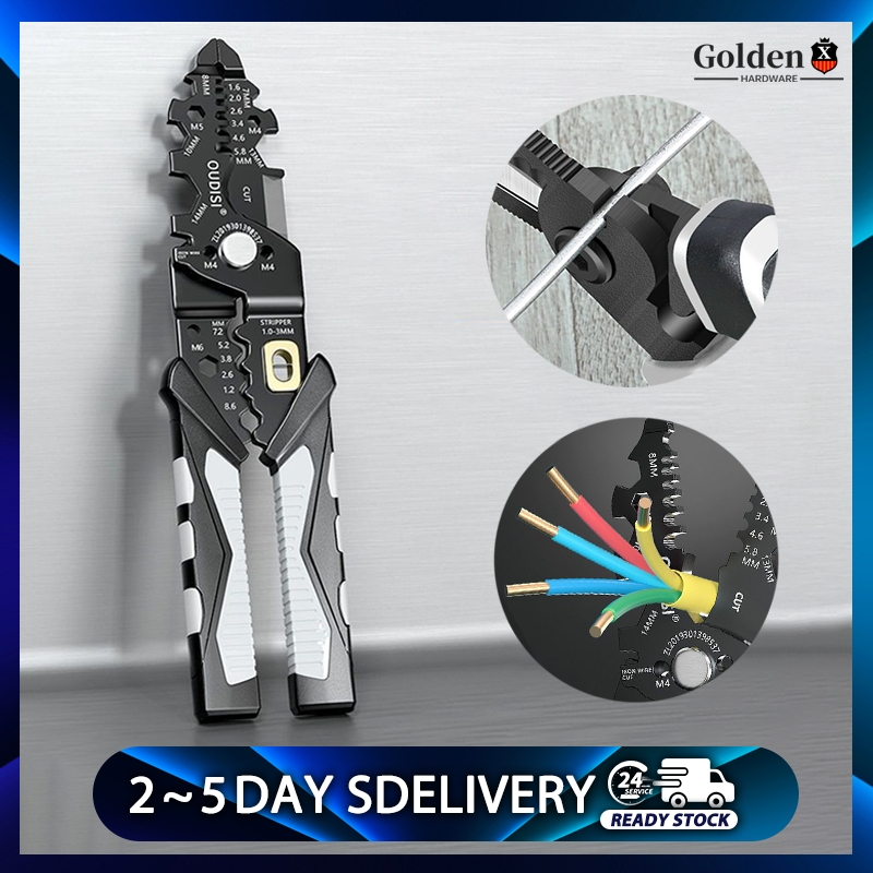 New Upgrade Multi-Purpose Professional Wire Stripper Tool Wire ...