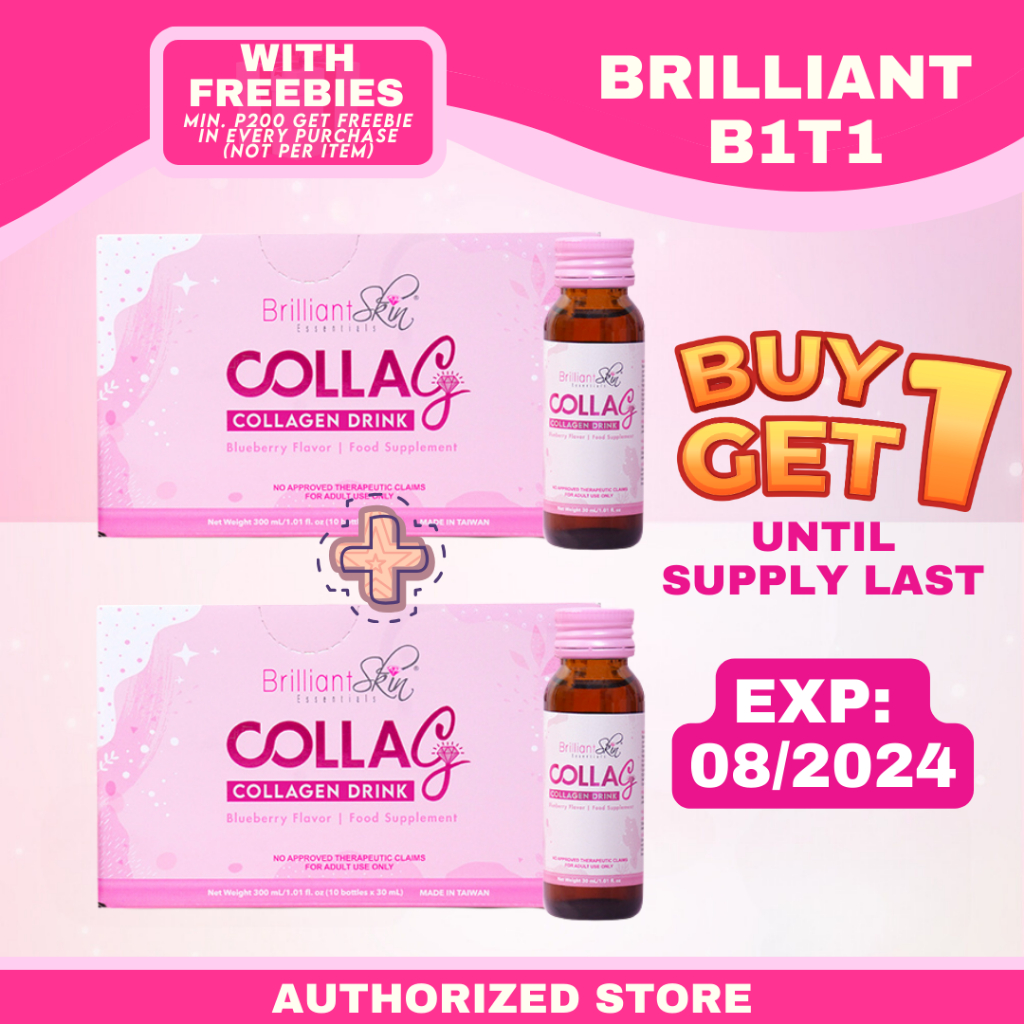 Brilliant Colla G | BOX Collagen Drinks B1T1 EXP: 08/2024 | Shopee ...