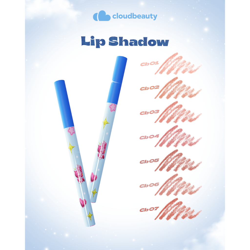 CLOUDBEAUTY Lipmousse & Lip Shadow Set non- drying formula matte soft ...