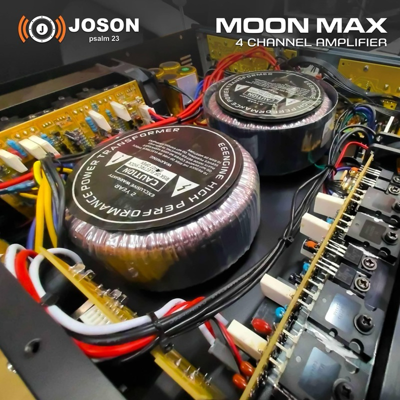 Joson MOON MAX 4 Channel Integrated Power Amplifier | Shopee Philippines