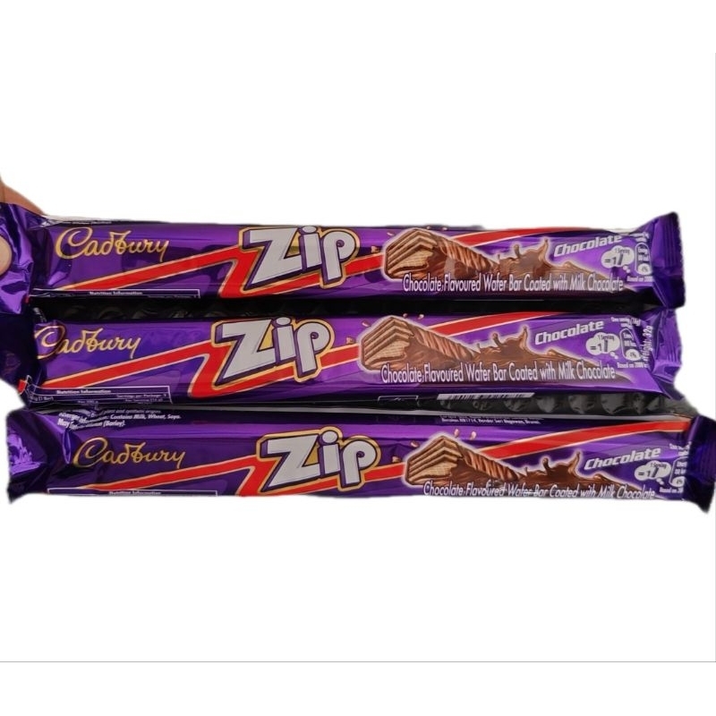 Cadbury ZIP Chocolate Flavored Wafer Bar 32g X 3pcs | Shopee Philippines