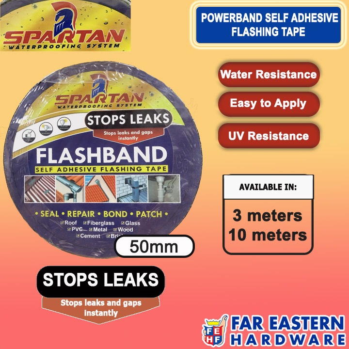 SPARTAN Powerband 50mm Self Adhesive Flashing Tape Flashband | Shopee ...