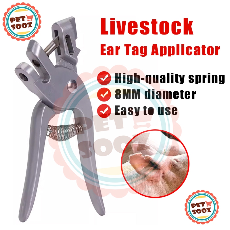 Livestock Ear tag applicator Stainless steel Animal Ear tag plier ...