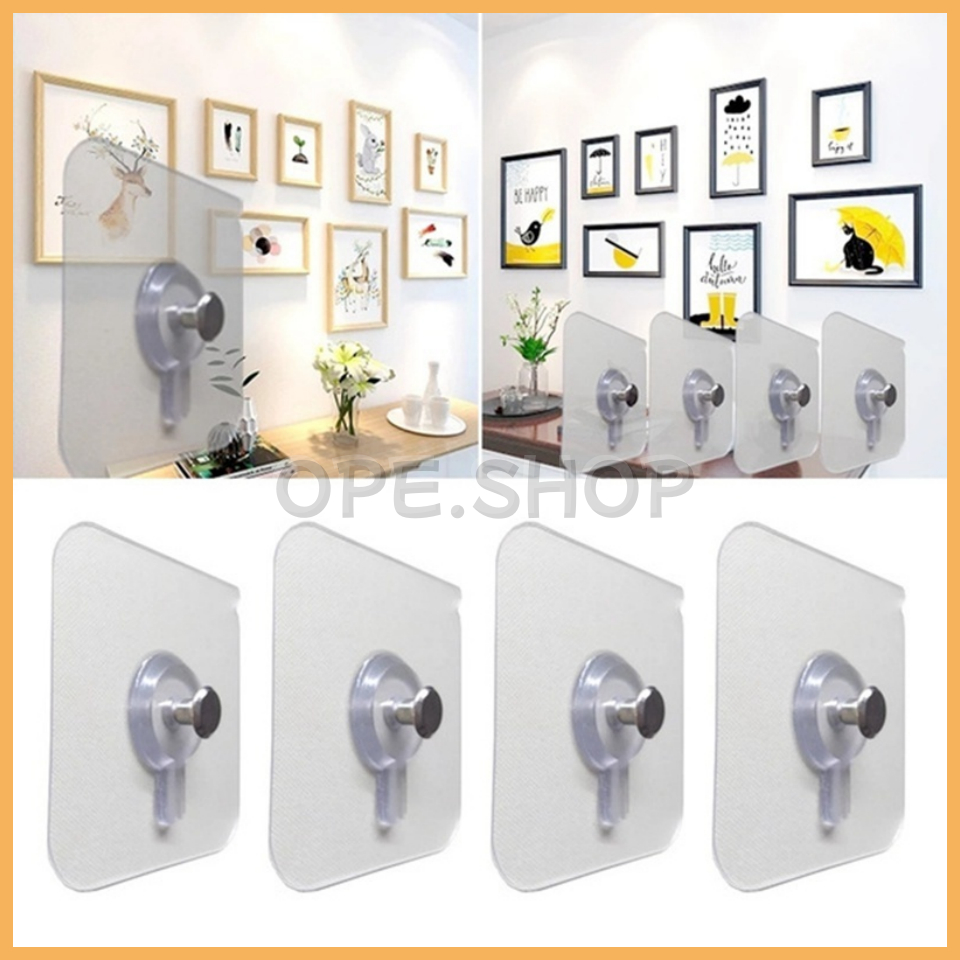Non-Trace Self Adhesive Nails Hook For Photo Frame Hole Hanging Nail ...
