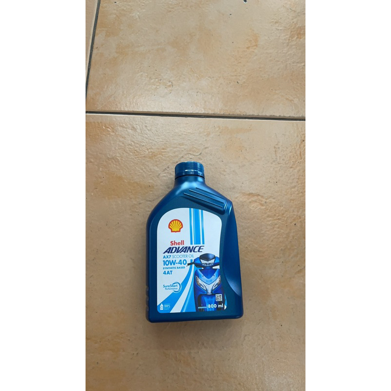 Original Shell advance 4AT AX7 10W-40 800ml Motorcycle oil Scooter ...