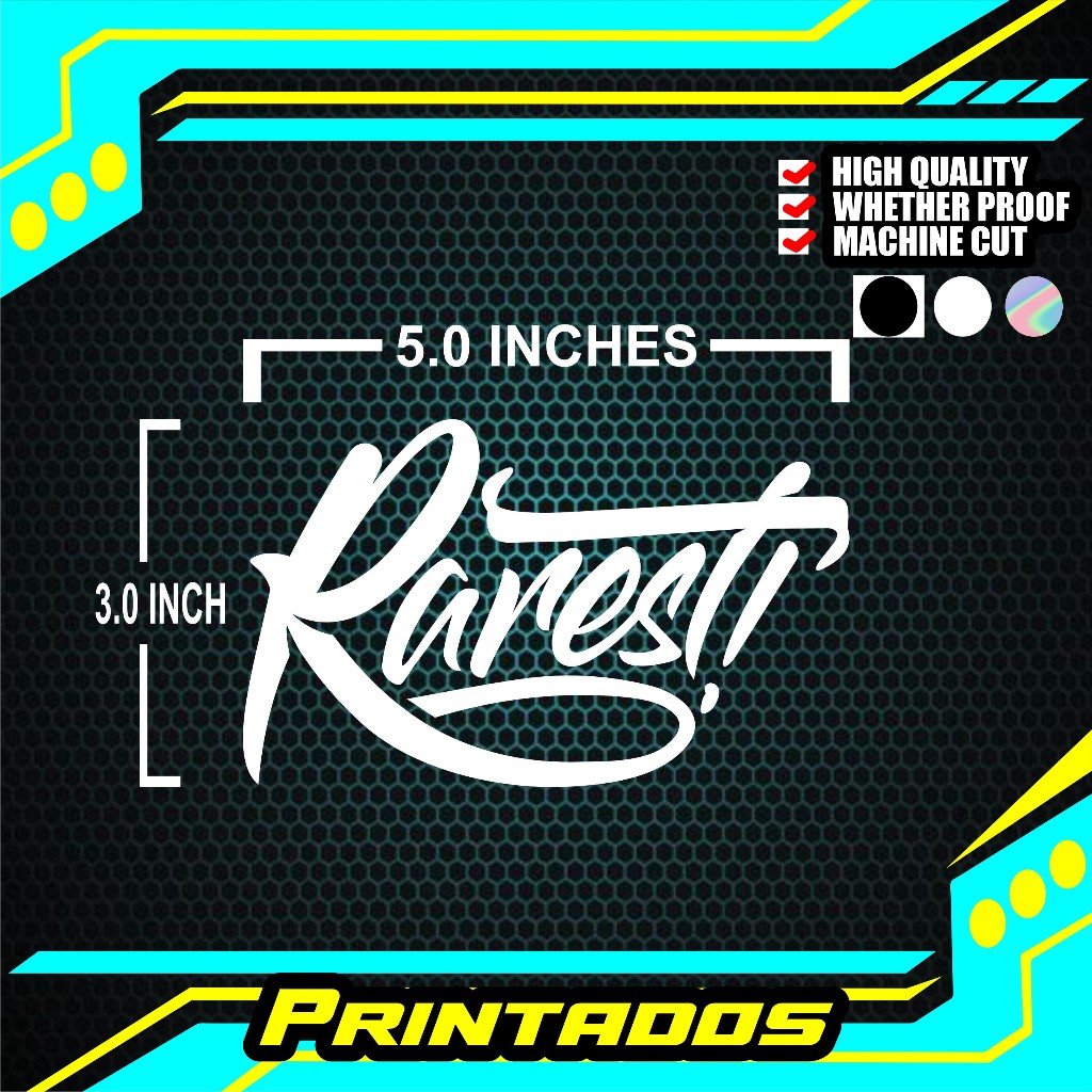 ORIGINAL RAREST CUT 2 decal sticker cutout for car , motorcycle and ...