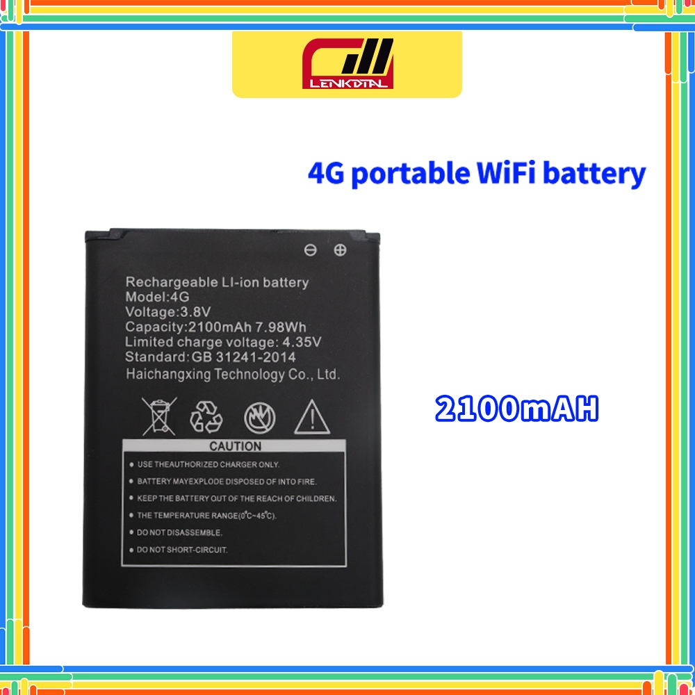 Wireless Hotspot Portable Modem Mifi battery Suitable For H806 4G LTE ...