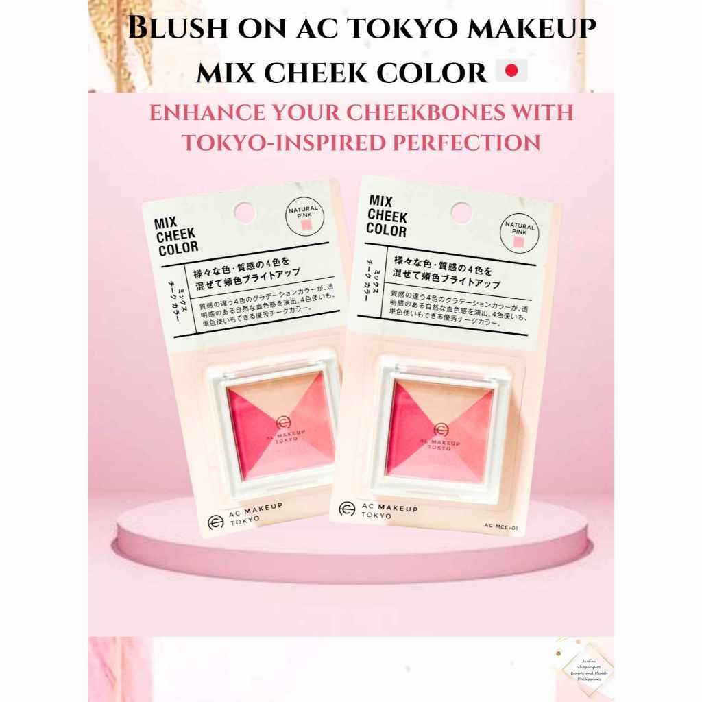 BLUSH ON AC TOKYO MAKE UP MIX CHEEK COLOR ( NEW ARRIVAL ) | Shopee ...