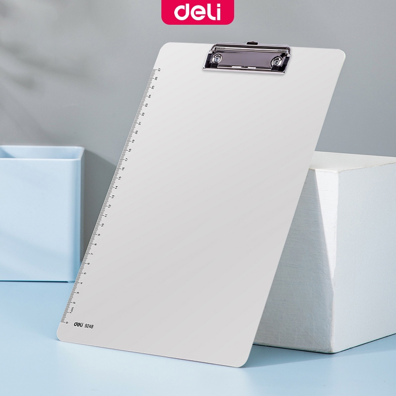 Deli A4 File Hard Board Writing Clip Board Office School Supplies 9248 | Shopee Philippines