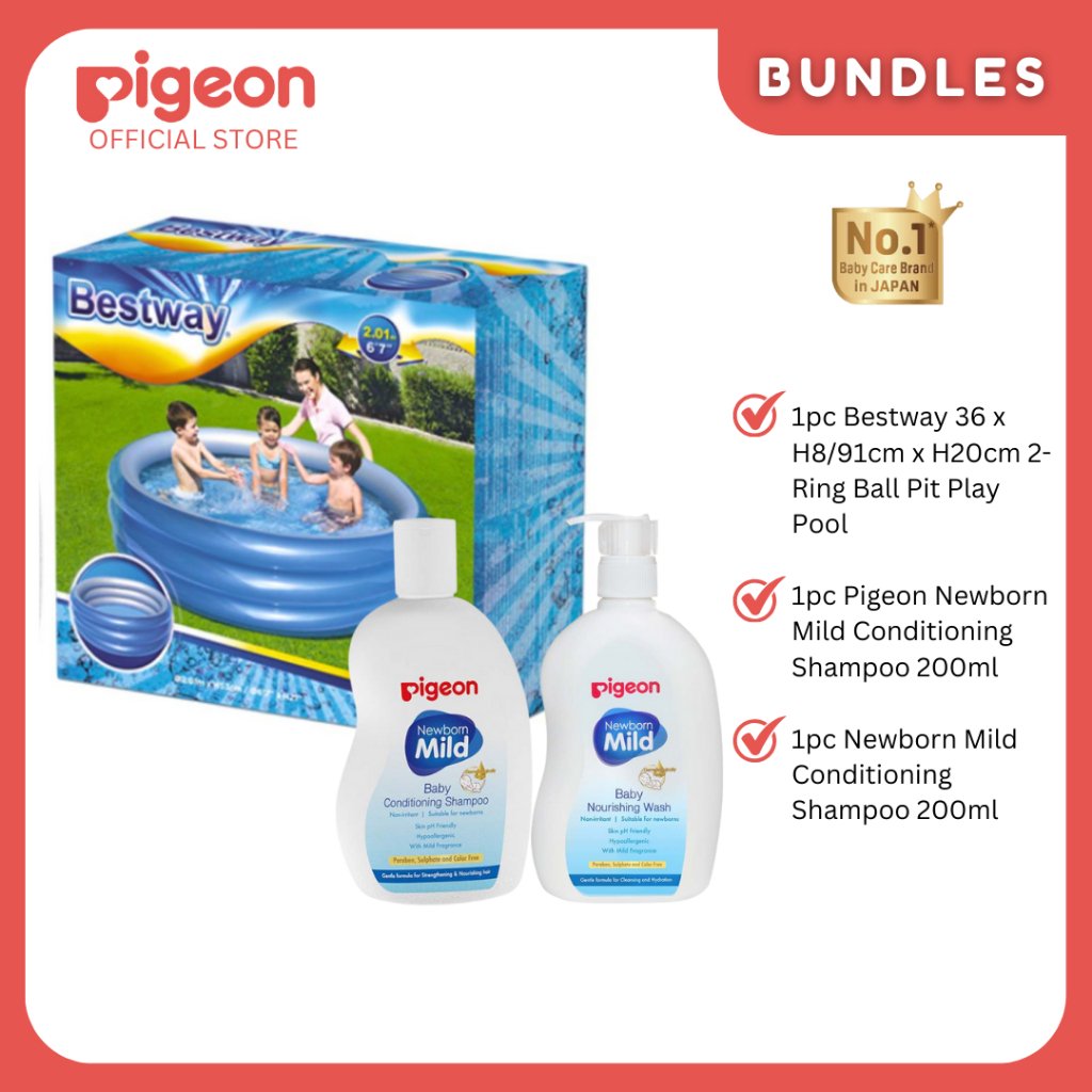 Bestway Pool + Pigeon Wash + Pigeon Shampoo | Shopee Philippines