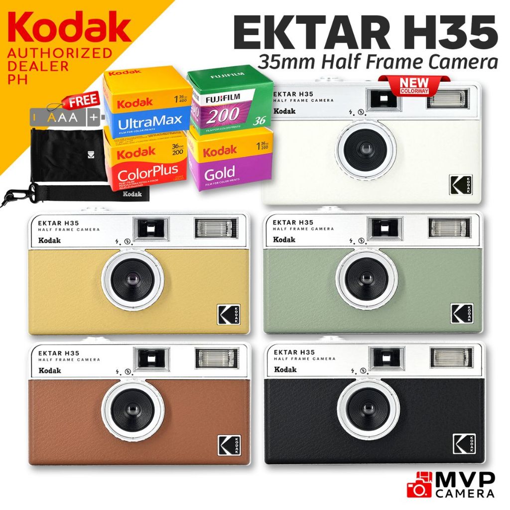 [KODAK BUNDLES] EKTAR H35 Reusable Film Camera 135 35mm Half Frame ...