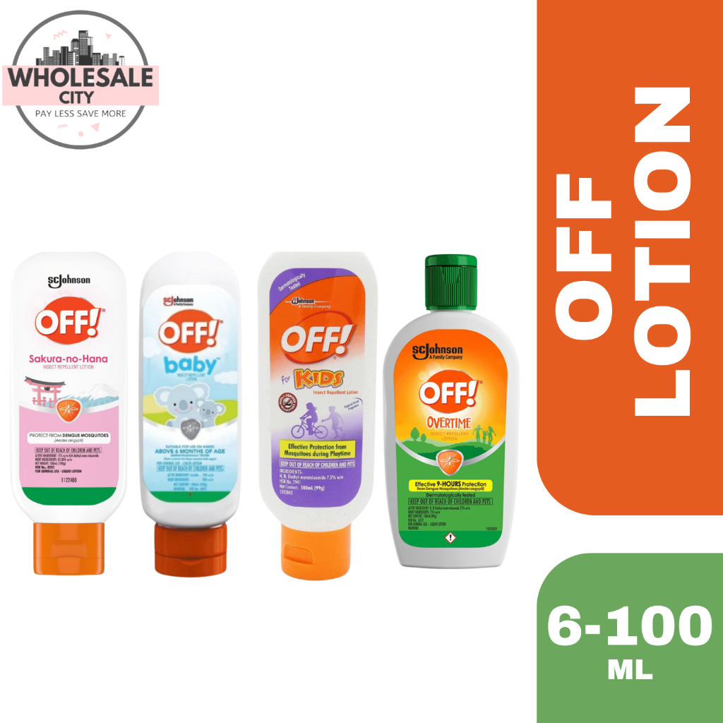 OFF LOTION 50ML / 100ML AND SACHETS | Shopee Philippines