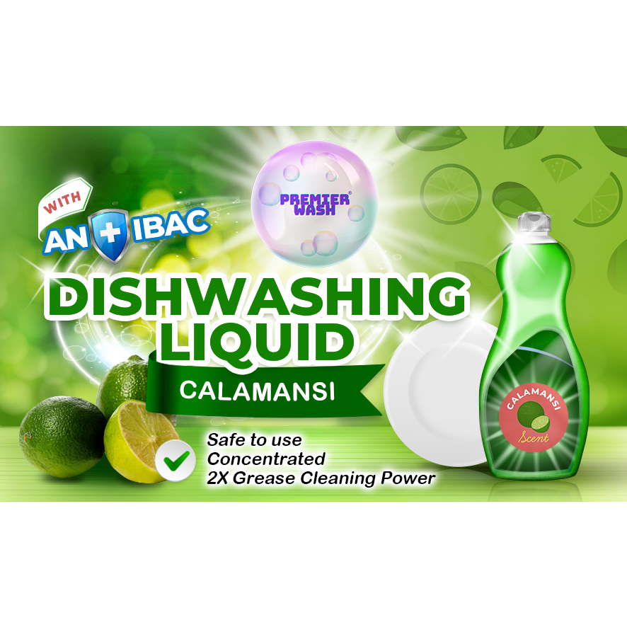 PREMIER WASH STICKER LABEL DISHWASHING LIQUID 16PCS | Shopee Philippines