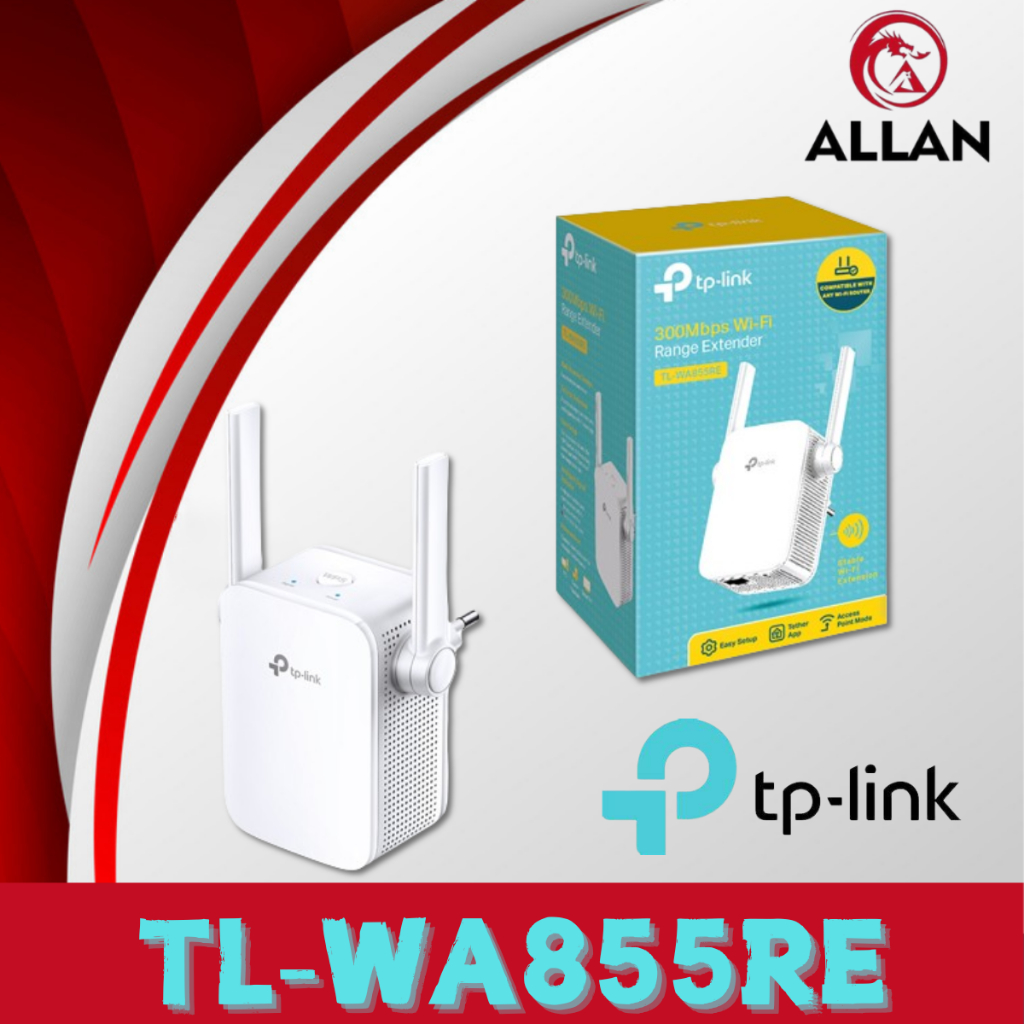 ALLAN TP-LINK TL-WA855RE 300Mbps Wi-Fi Range Extender | Shopee Philippines