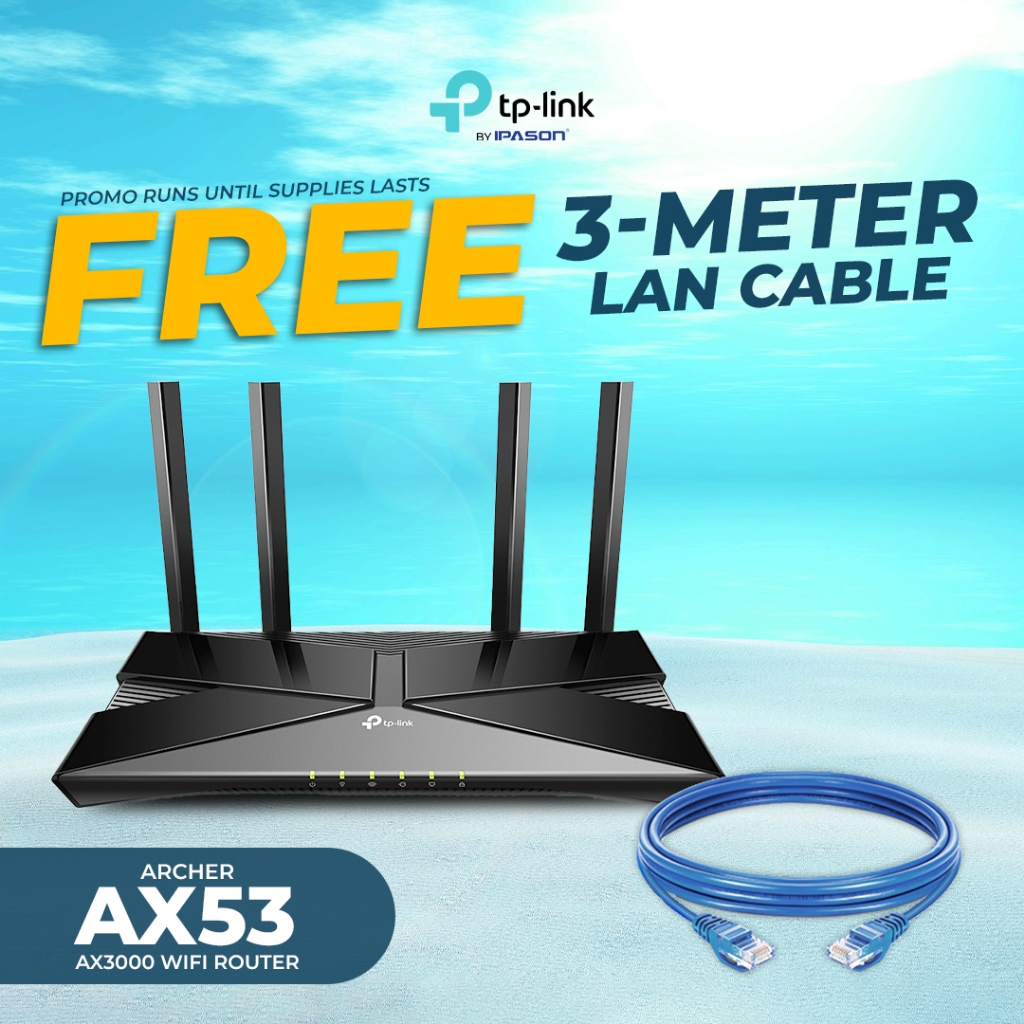 TP-Link Archer AX53 AX3000 Dual Band Gigabit Wi-Fi 6 Router | Shopee ...