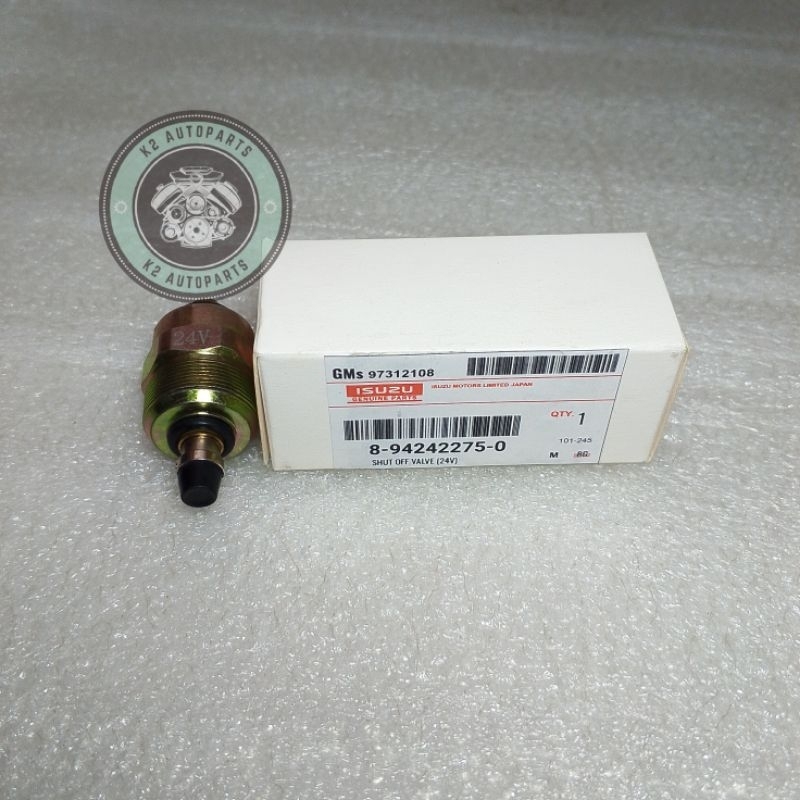 (8-94242275-0) Shut Off Valve 24V for Isuzu 4JA1 4JB1 | Shopee Philippines
