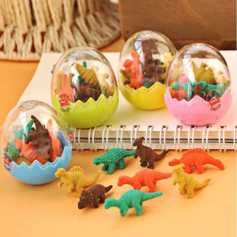 Dino Gachapon Capsule (7-8 pcs inside) | Toys / Erasers | Shopee ...