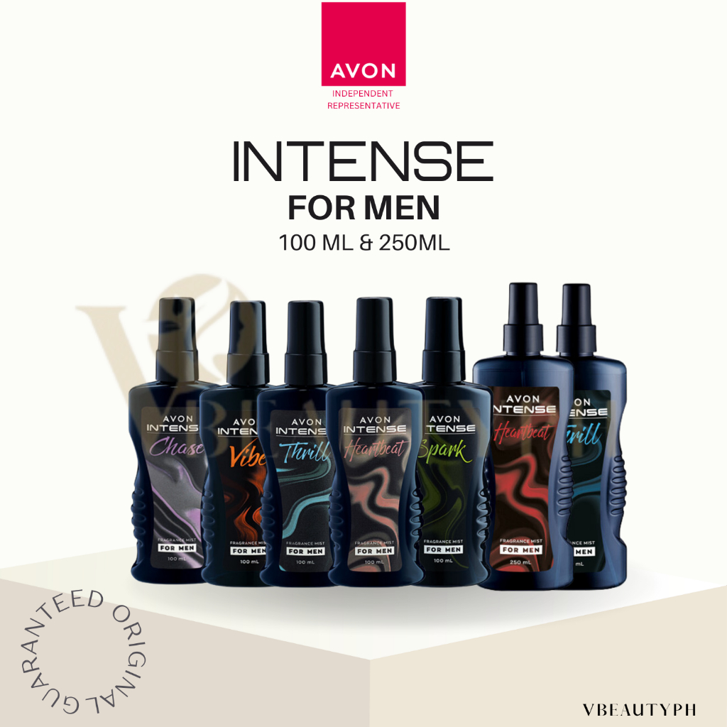 AVON Intense Fragrance Mist 100 mL or 250 mL Thrill Chase Vibe ...