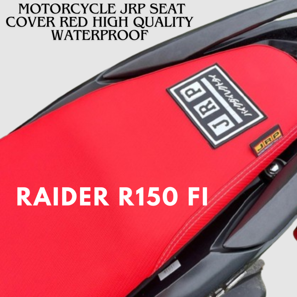 RAIDER R150 FI MOTORCYCLE JRP SEAT COVER RED HIGH QUALITY WATERPROOF ...